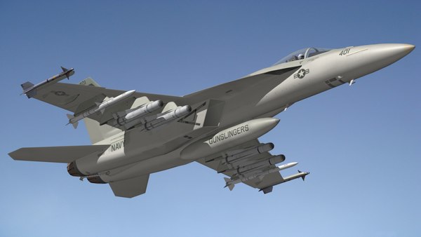 3D model F18 VFA105 Gunslingers - TurboSquid 1749410