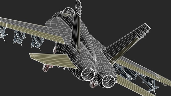 3D model F18 VFA105 Gunslingers - TurboSquid 1749410