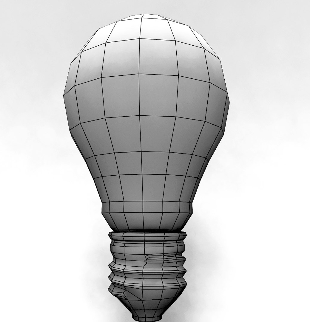 light bulb 3d model