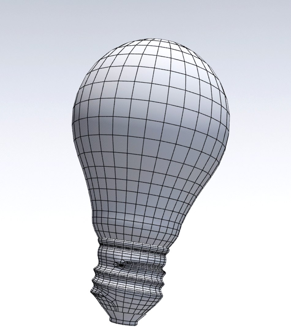 light bulb 3d model