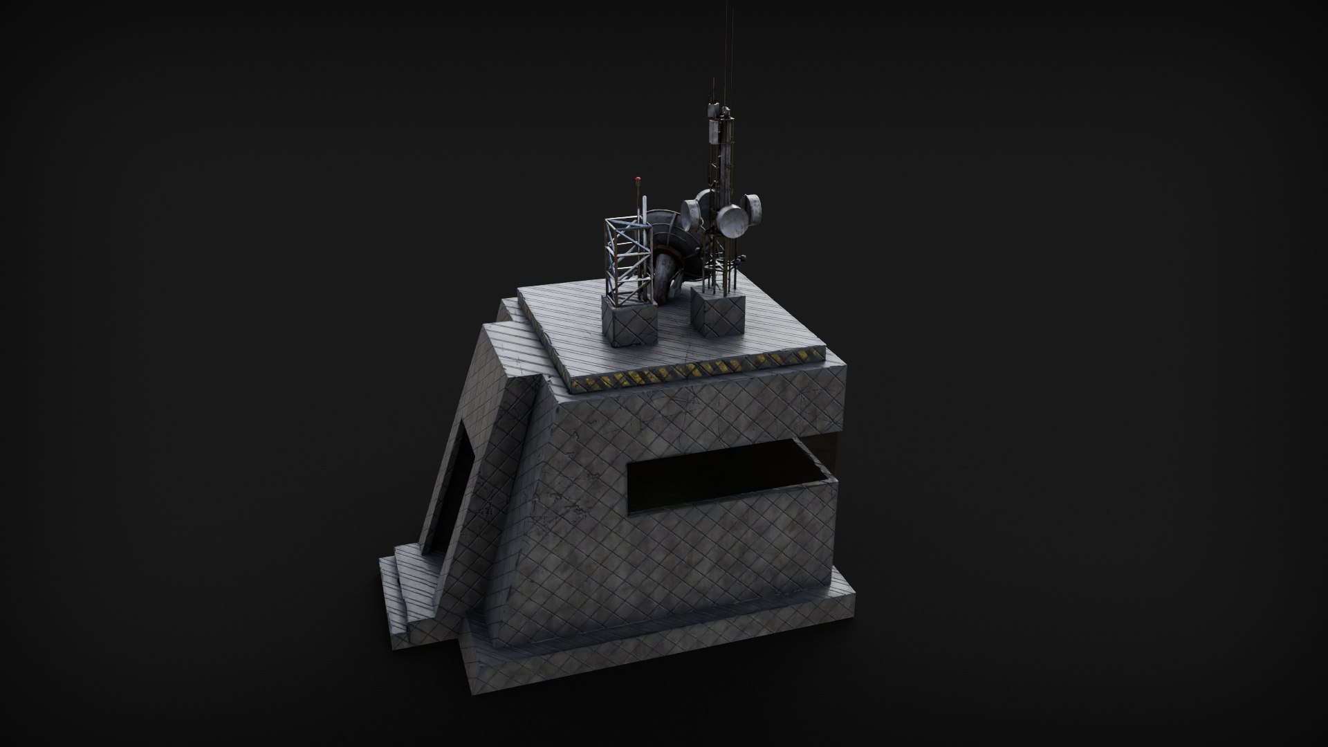 Military Building 3D Model - TurboSquid 2104231