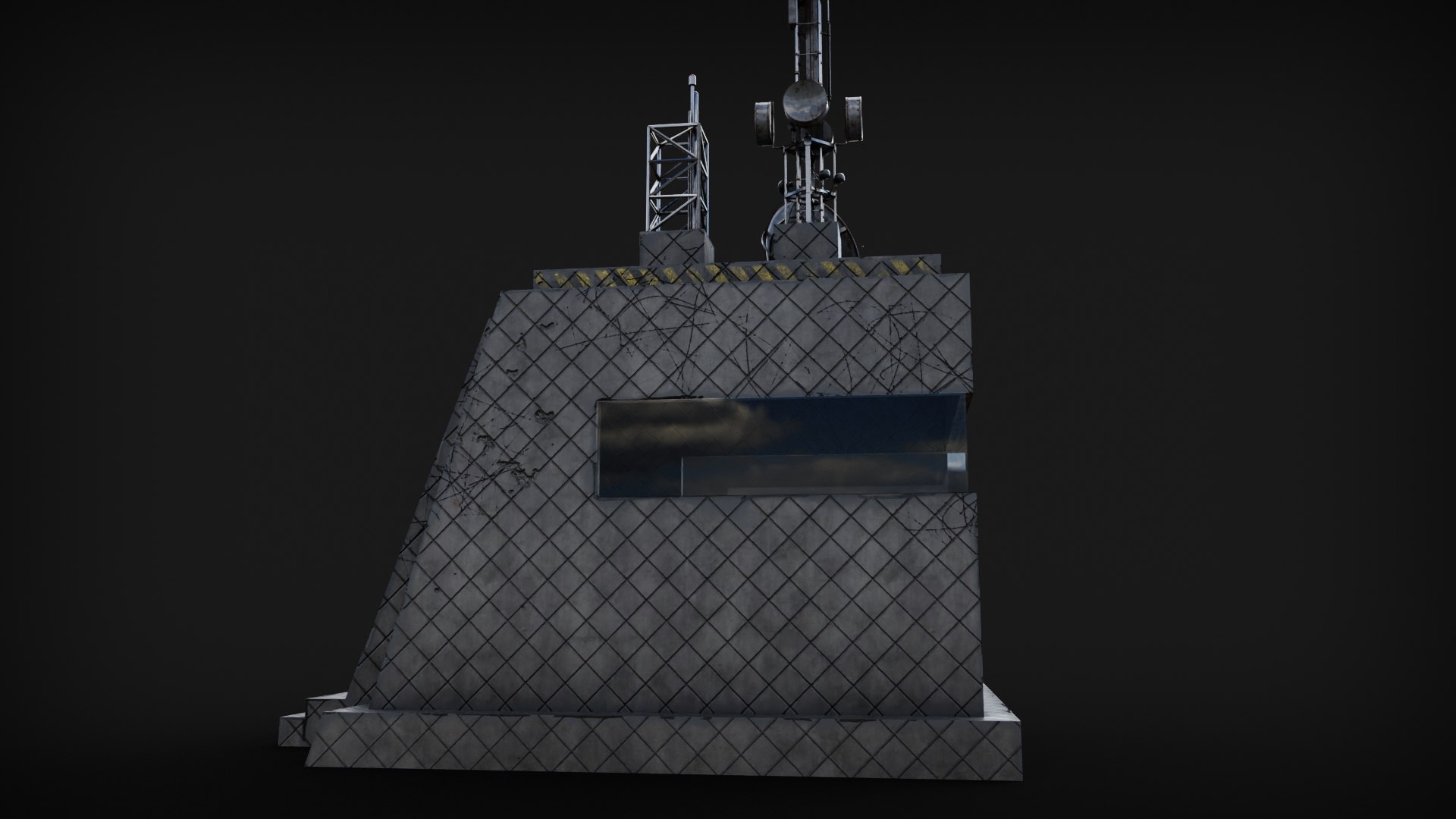 Military Building 3D Model - TurboSquid 2104231