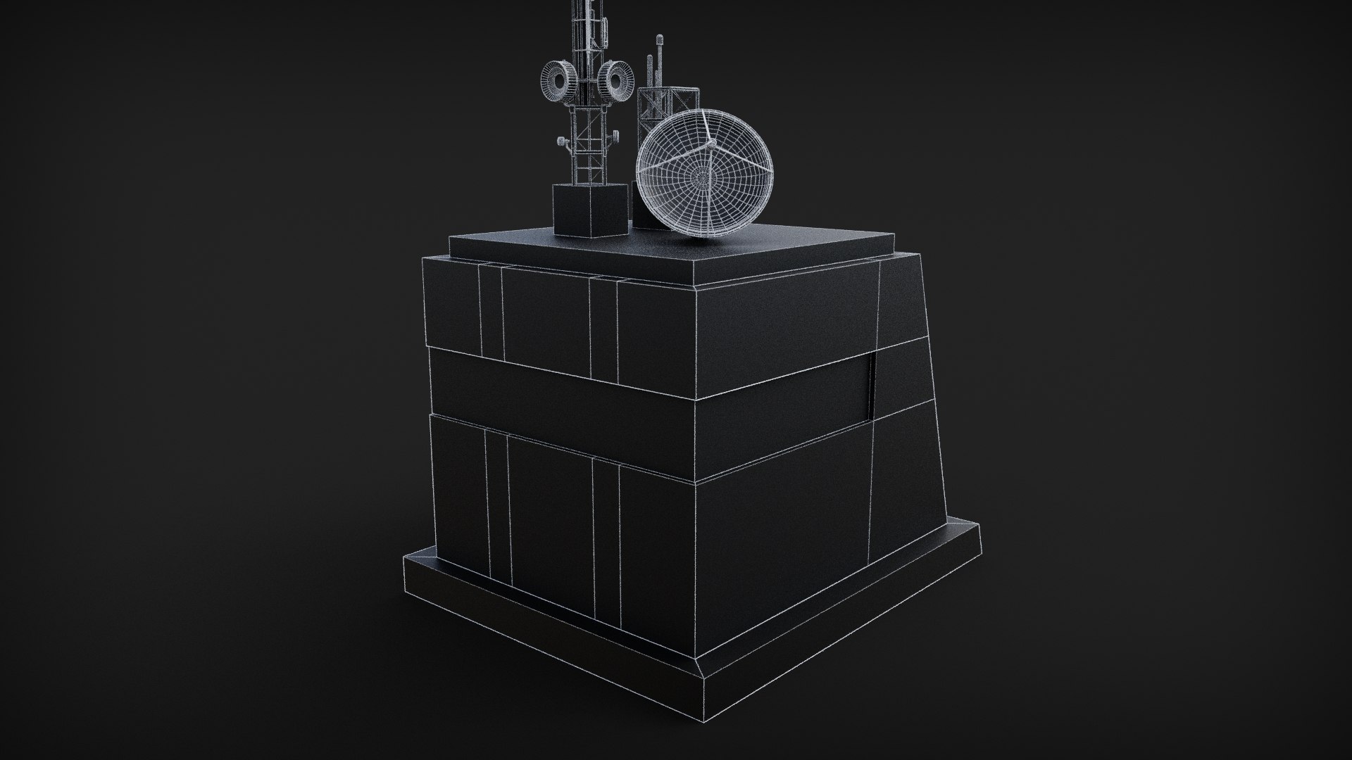 Military Building 3D Model - TurboSquid 2104231