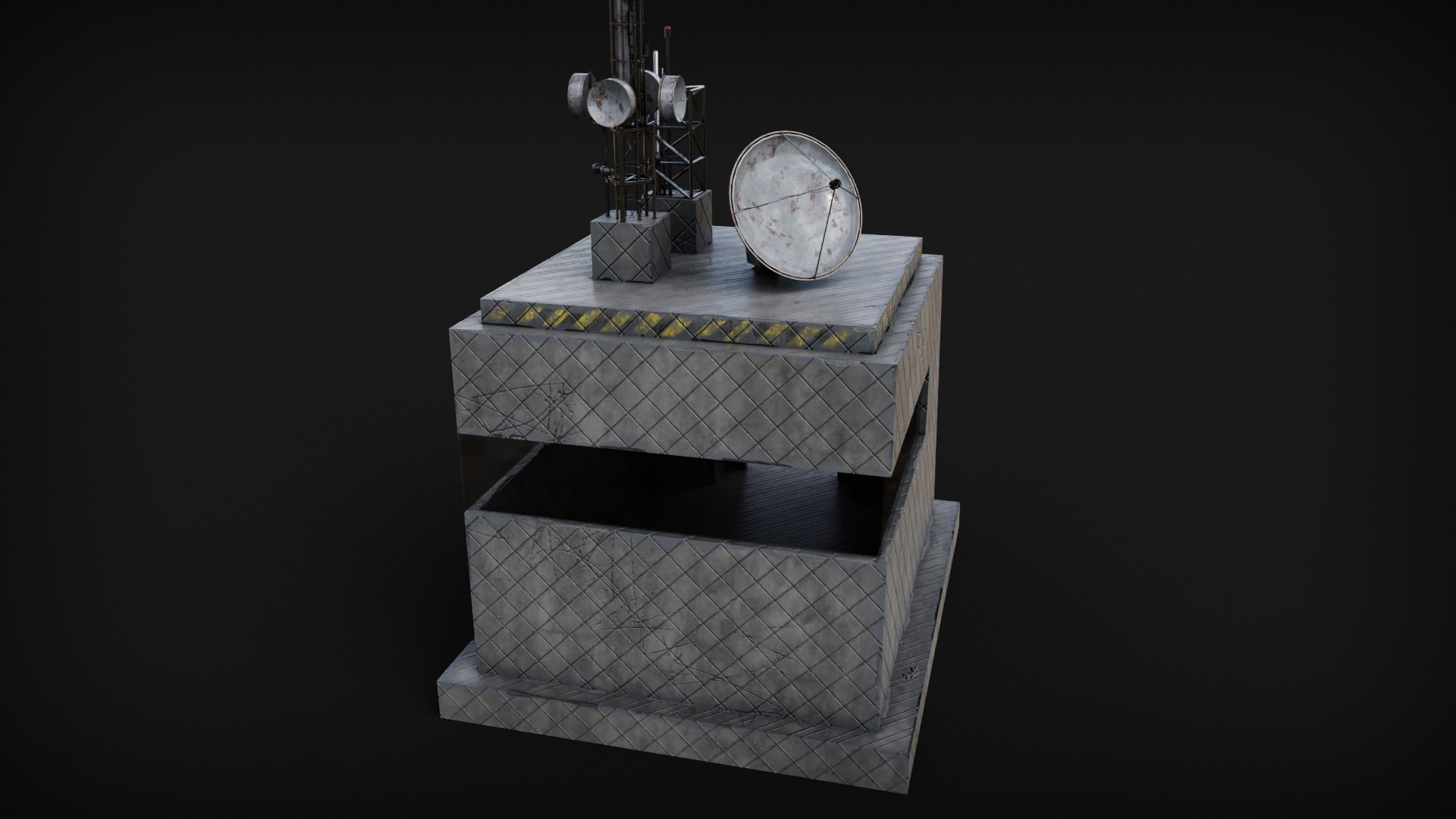 Military Building 3D Model - TurboSquid 2104231