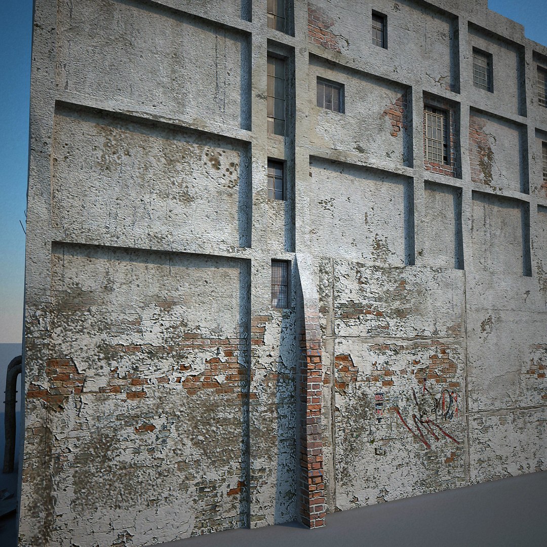 3d destroyed house v7