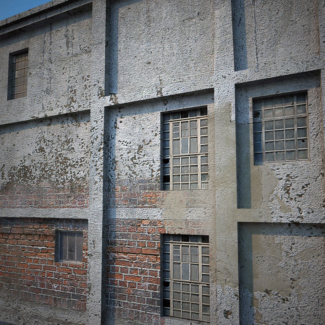 3d destroyed house v7