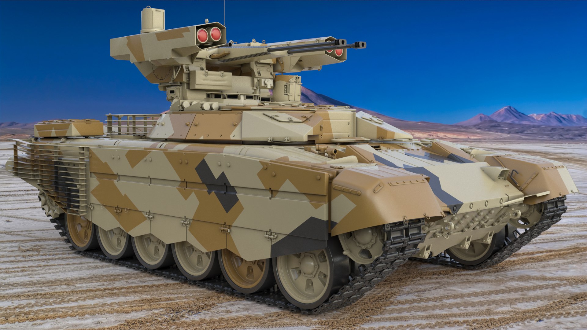 3D модель Tank Terminator BMP 72 Algeria - TurboSquid 1966177