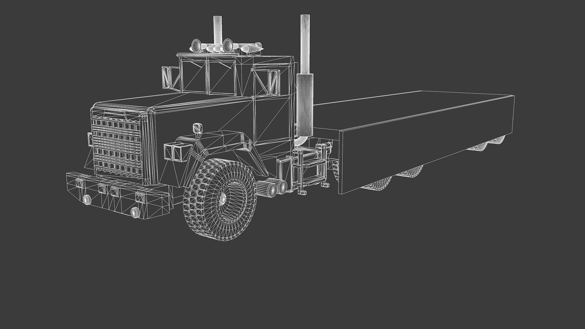 Transport truck 3D model - TurboSquid 2173198