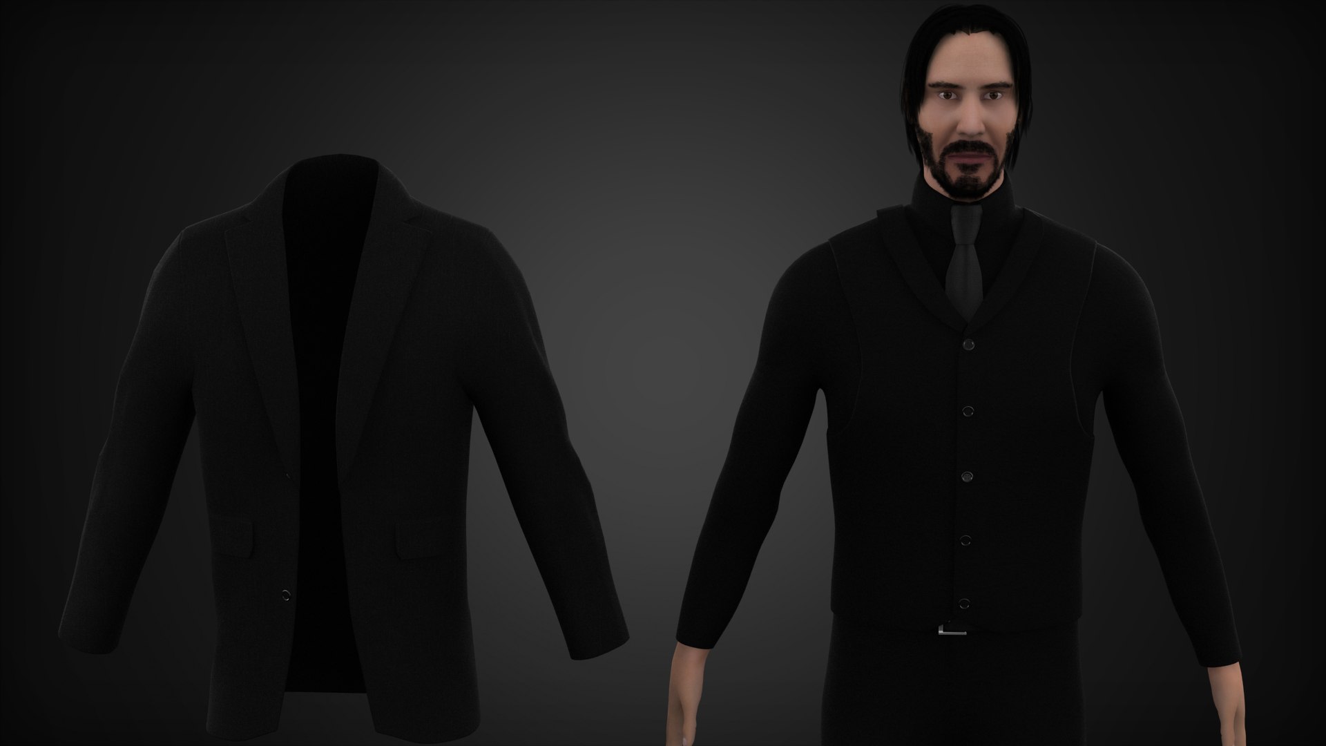 John wick model - TurboSquid 1435313
