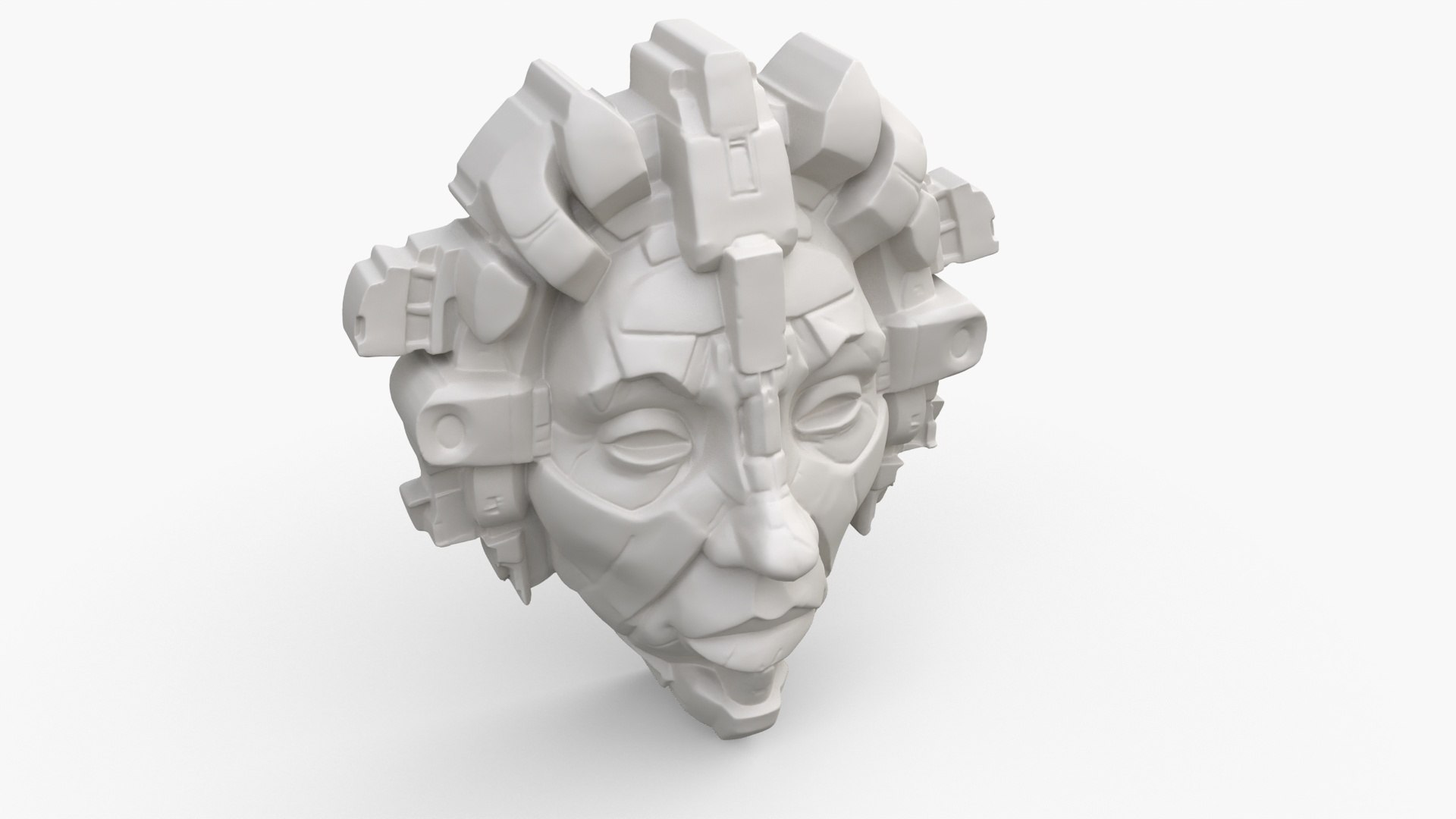 Aztec Mask 10 3D Model - TurboSquid 2202597
