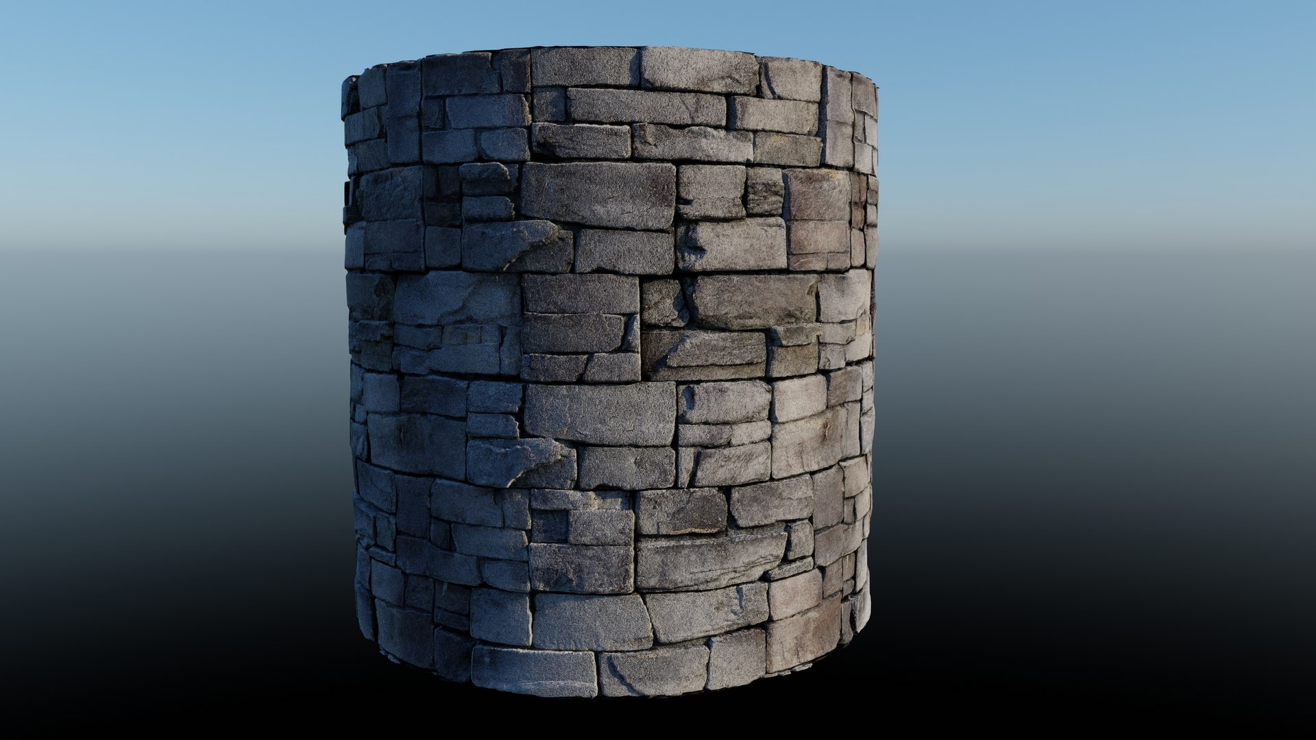 3D 4k Gray Block Stone Material With 16 Bit Height Maps - TurboSquid ...