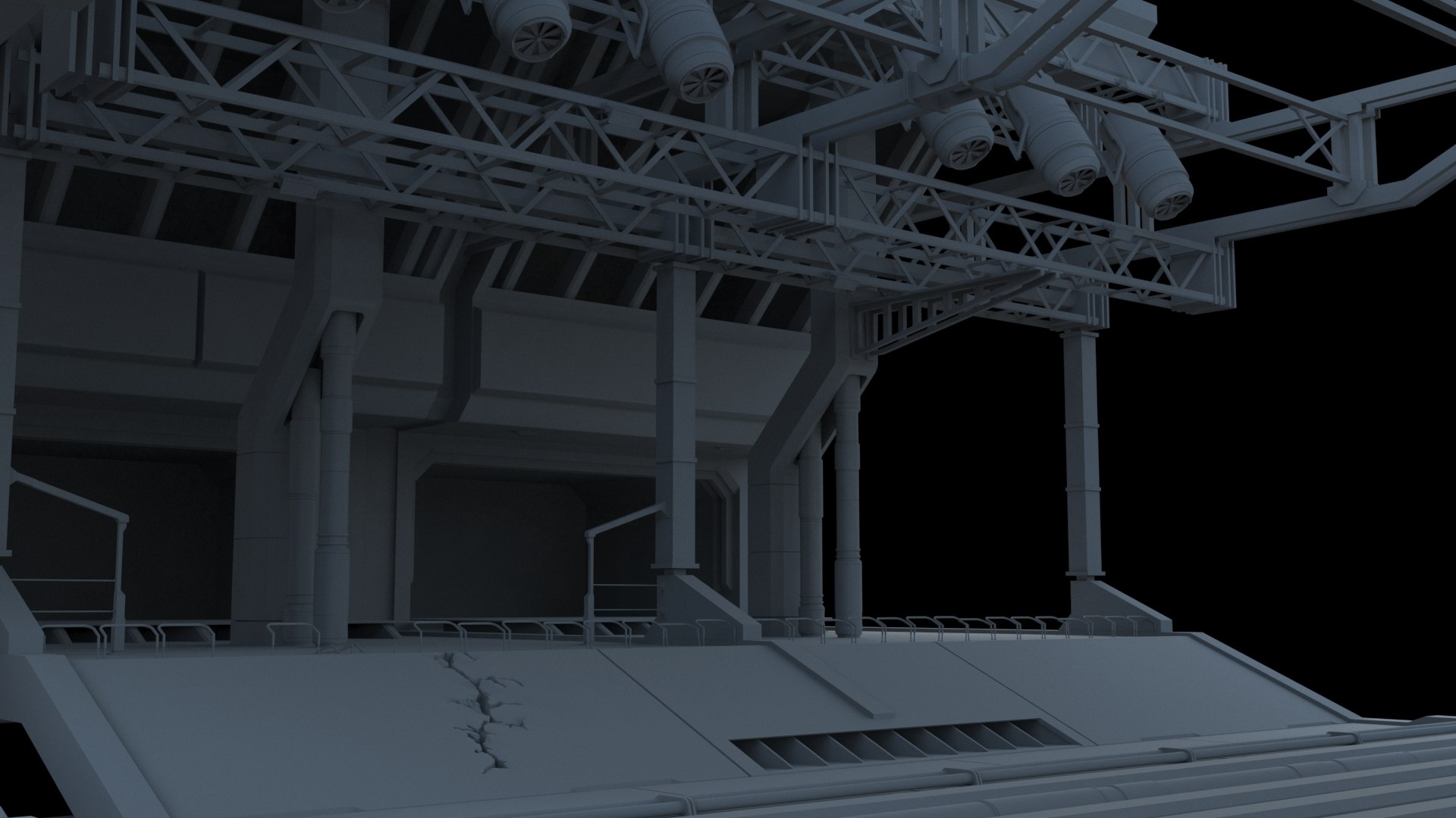 3D Model Sci-Fi Environment Builder - TurboSquid 2120258