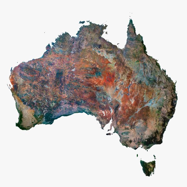 3D модель Australia Terrain - TurboSquid 2072235
