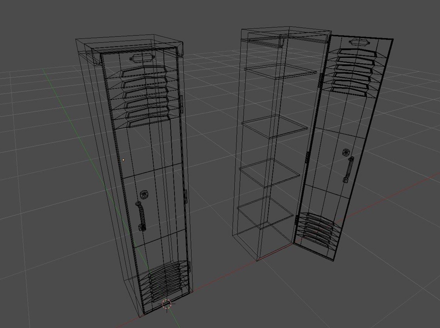 Locker 3d Model
