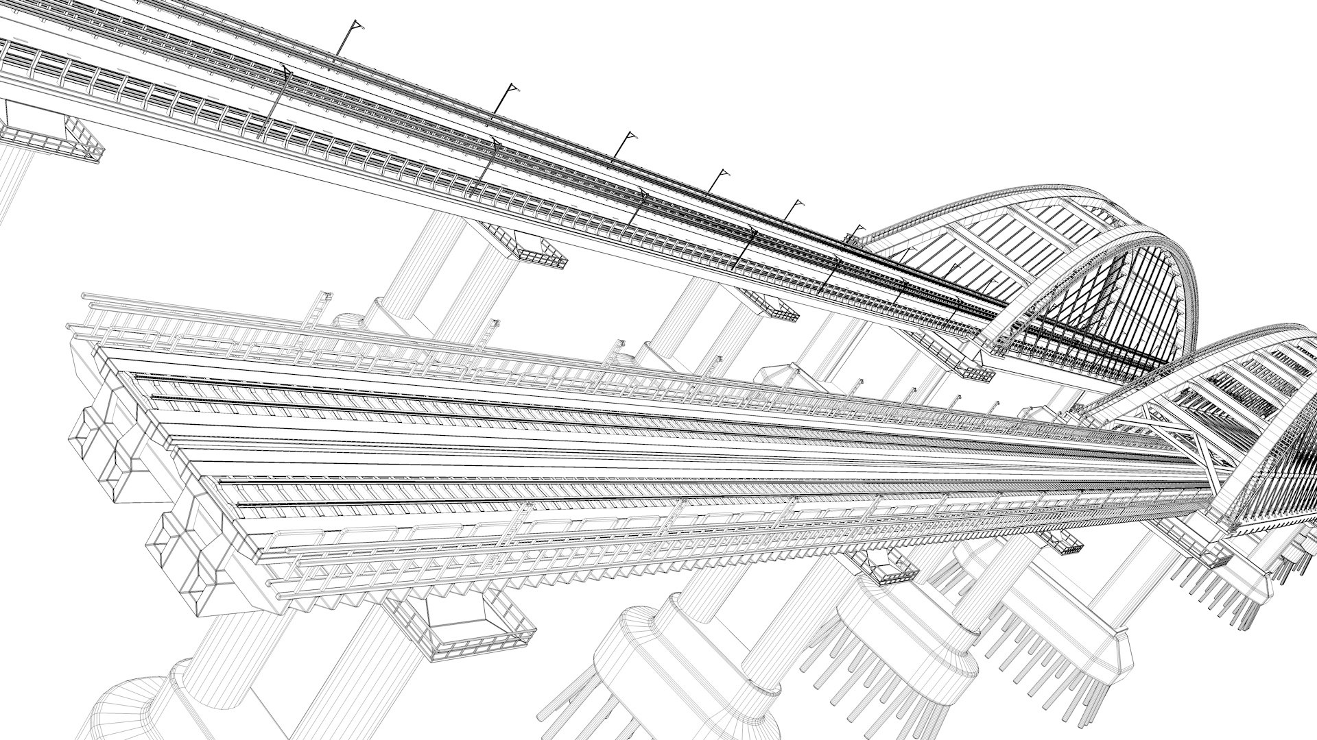 Crimean Bridge 3D Model - TurboSquid 2257914