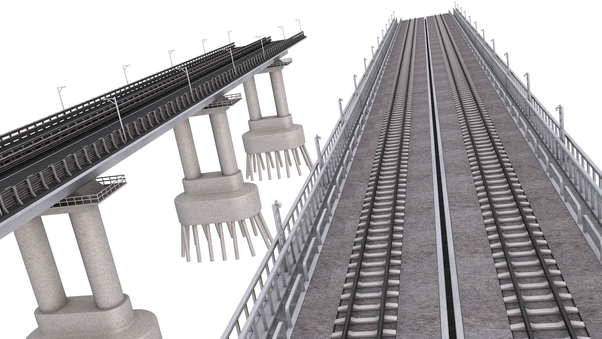 Crimean Bridge 3D Model - TurboSquid 2257914