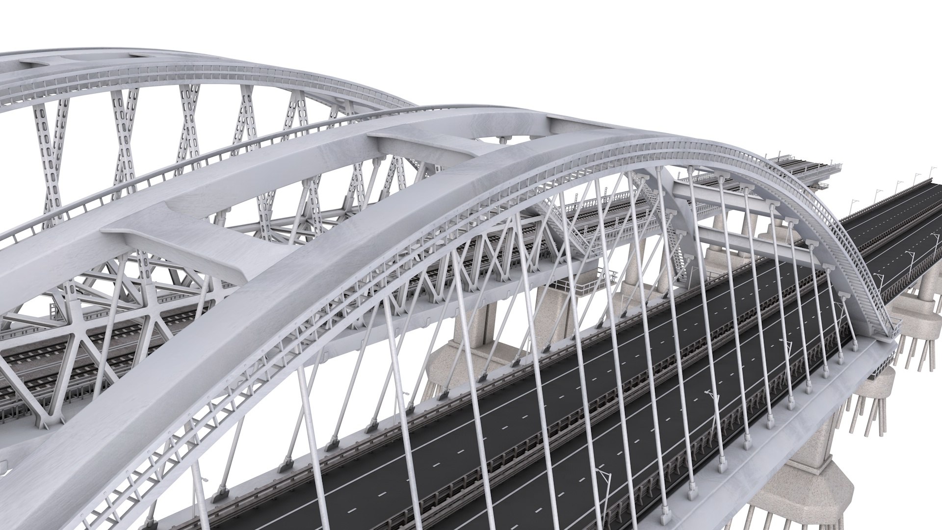 Crimean Bridge 3D Model - TurboSquid 2257914