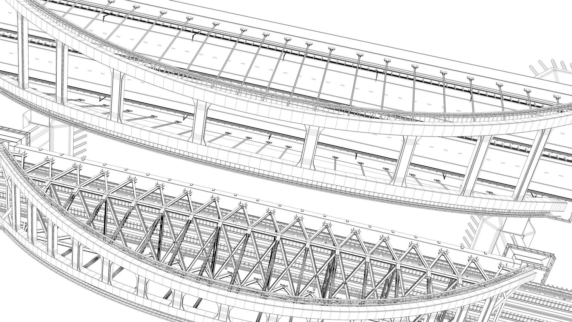 Crimean Bridge 3D Model - TurboSquid 2257914