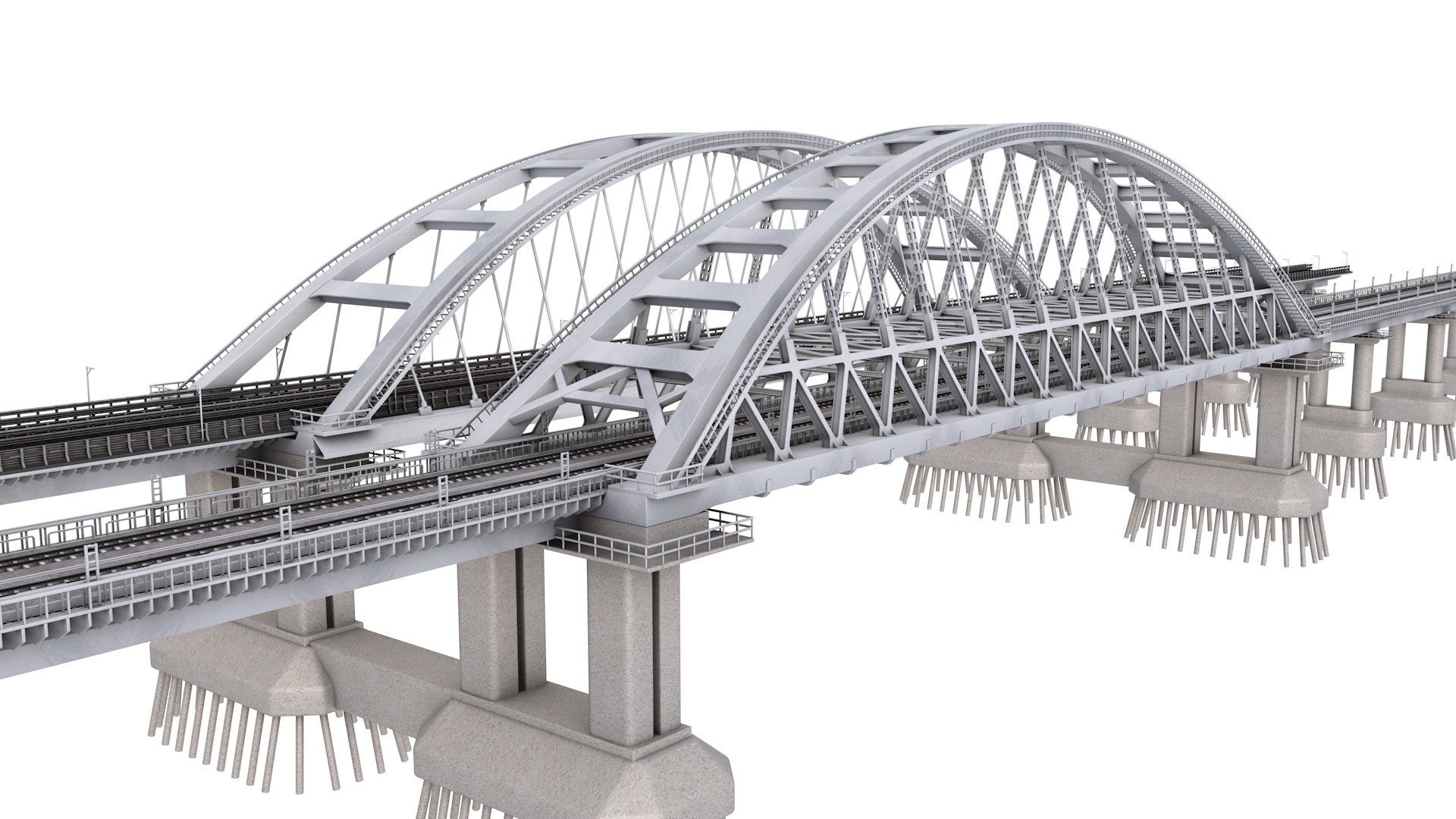 Crimean Bridge 3D Model - TurboSquid 2257914