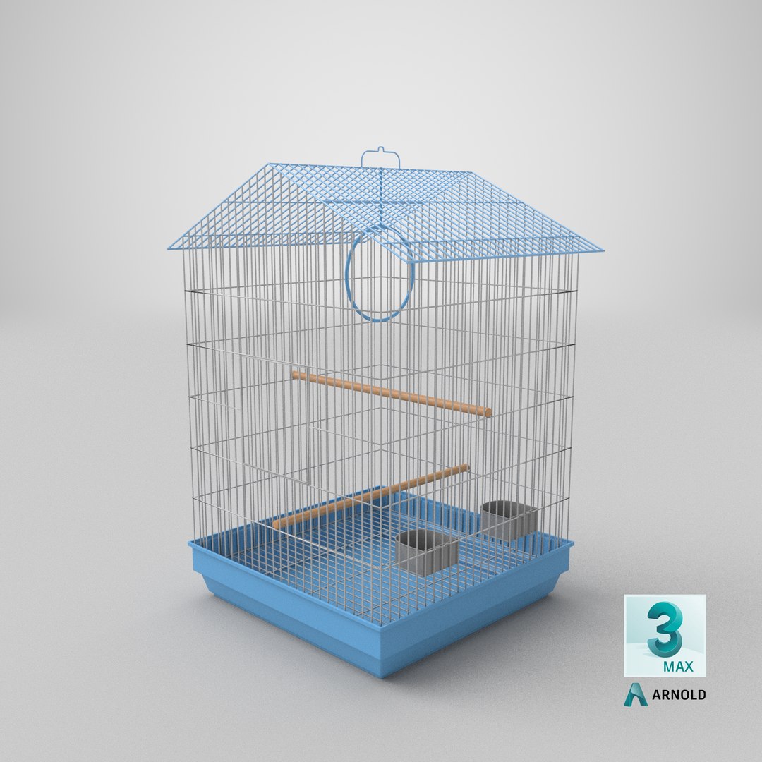 3D Bird Cage Model - TurboSquid 1838579
