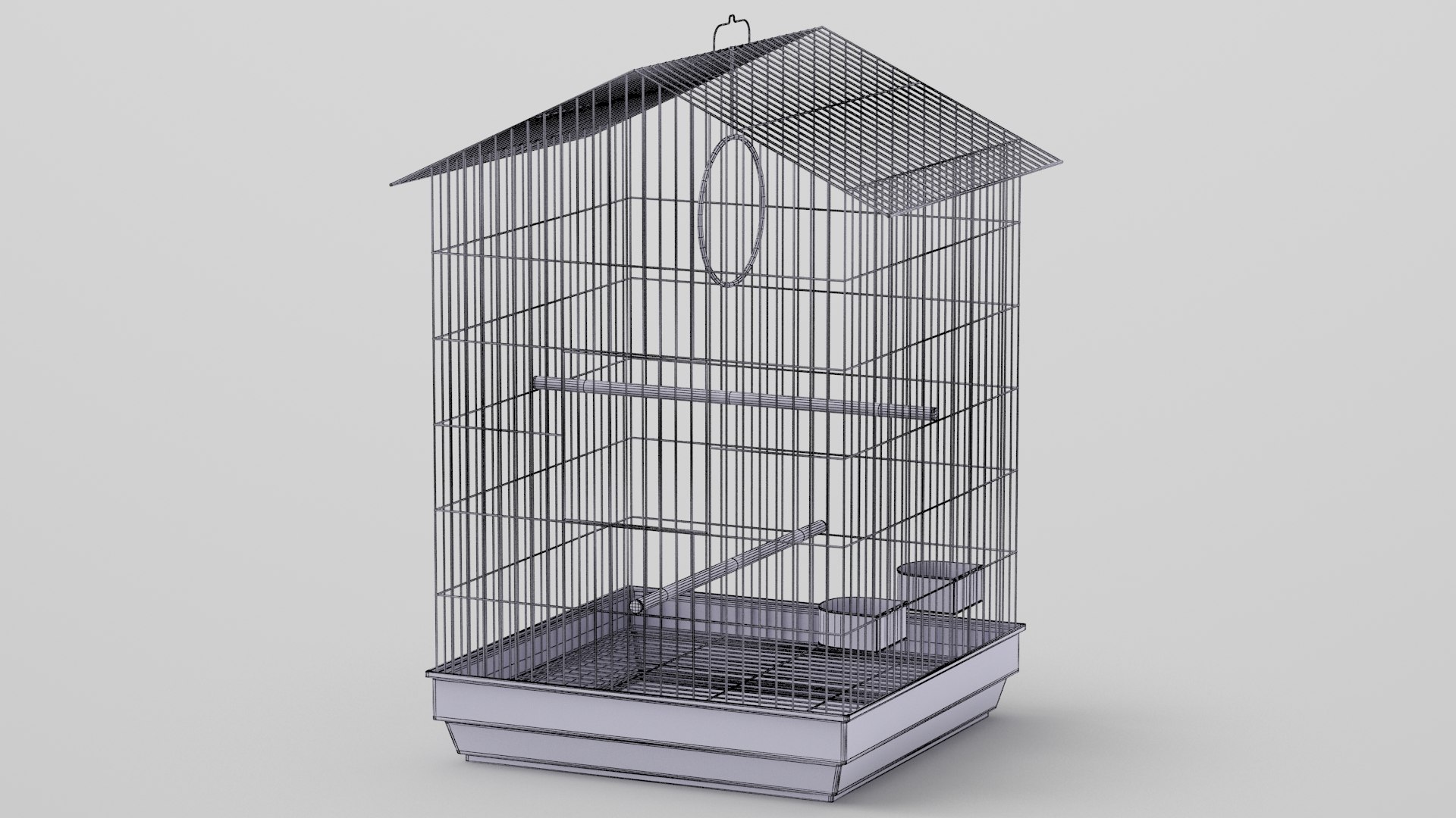 3D Bird Cage Model - TurboSquid 1838579