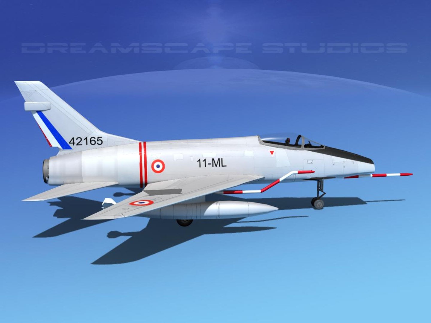 Super Sabre North American 3d 3ds
