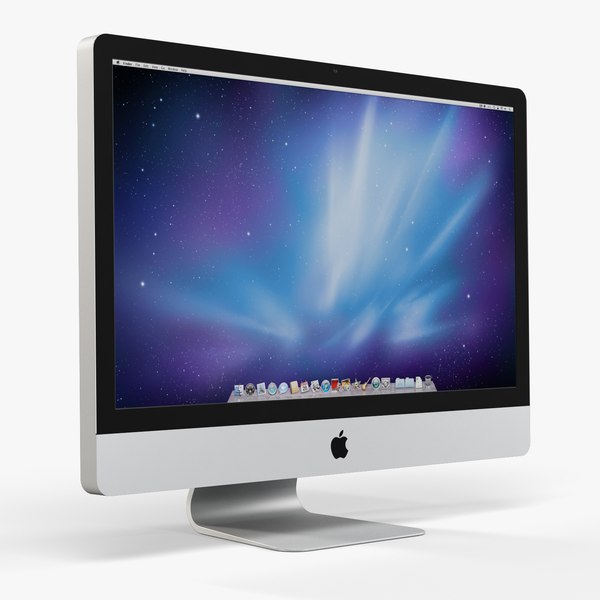 3d apple imac 27 2010