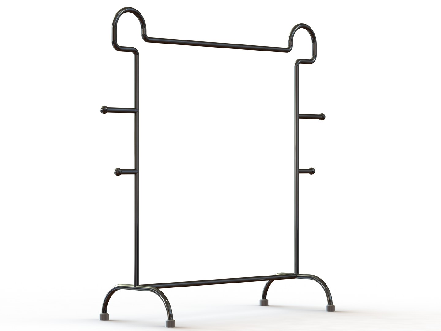 Stainless Steel Clothes Rack 3D Model - TurboSquid 2159976