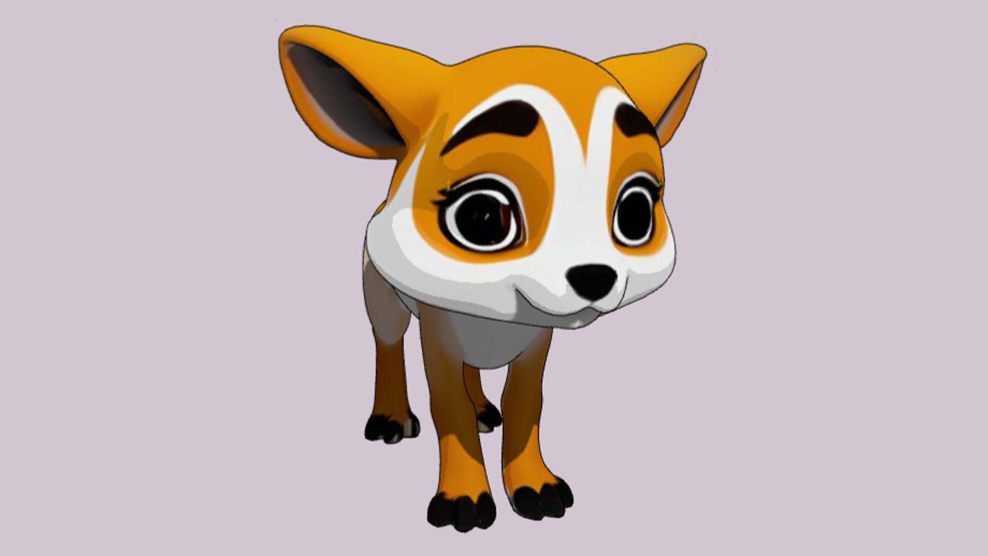 Cute Cartoon Animal 3d Modeling 3D Model - TurboSquid 2300464