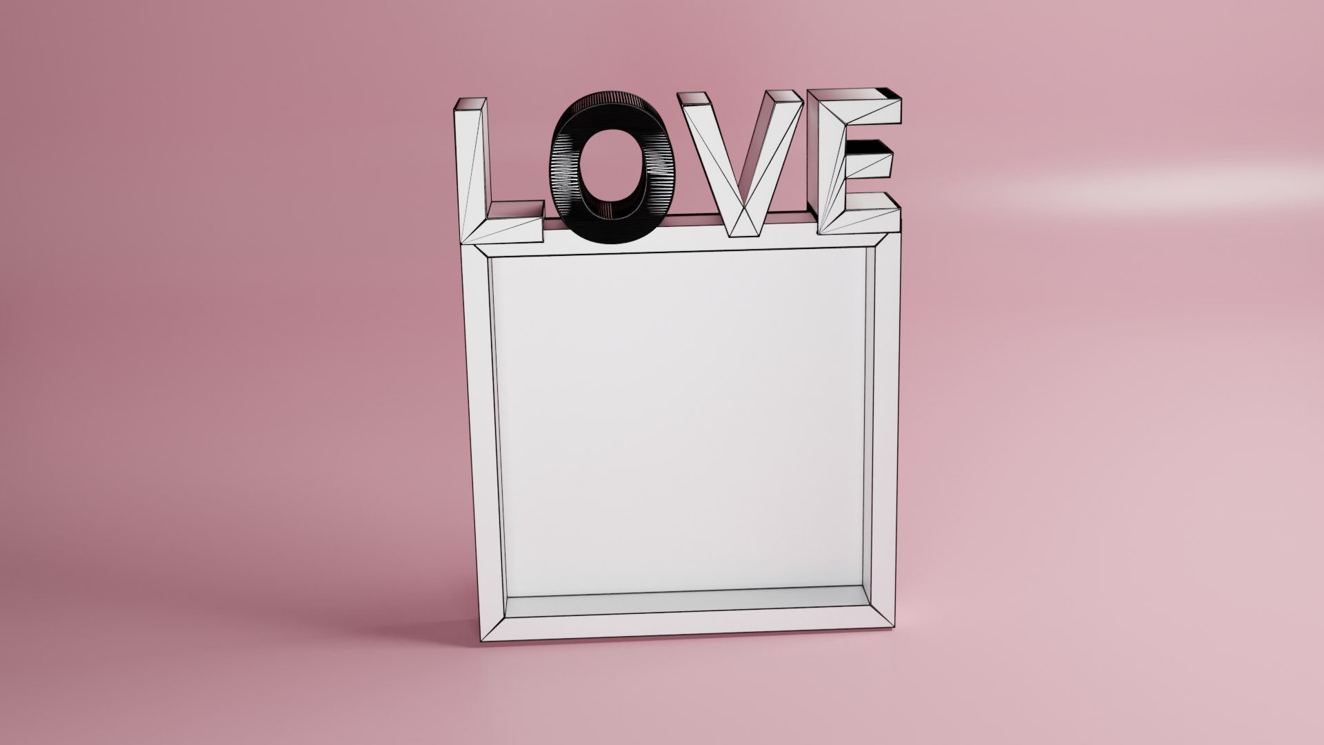 Wood frame 3D model - TurboSquid 1711067