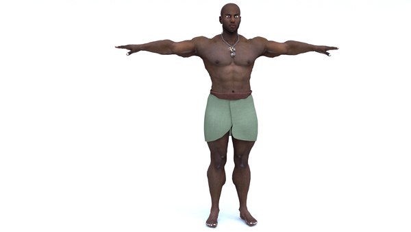 African Male 04 model - TurboSquid 1725110