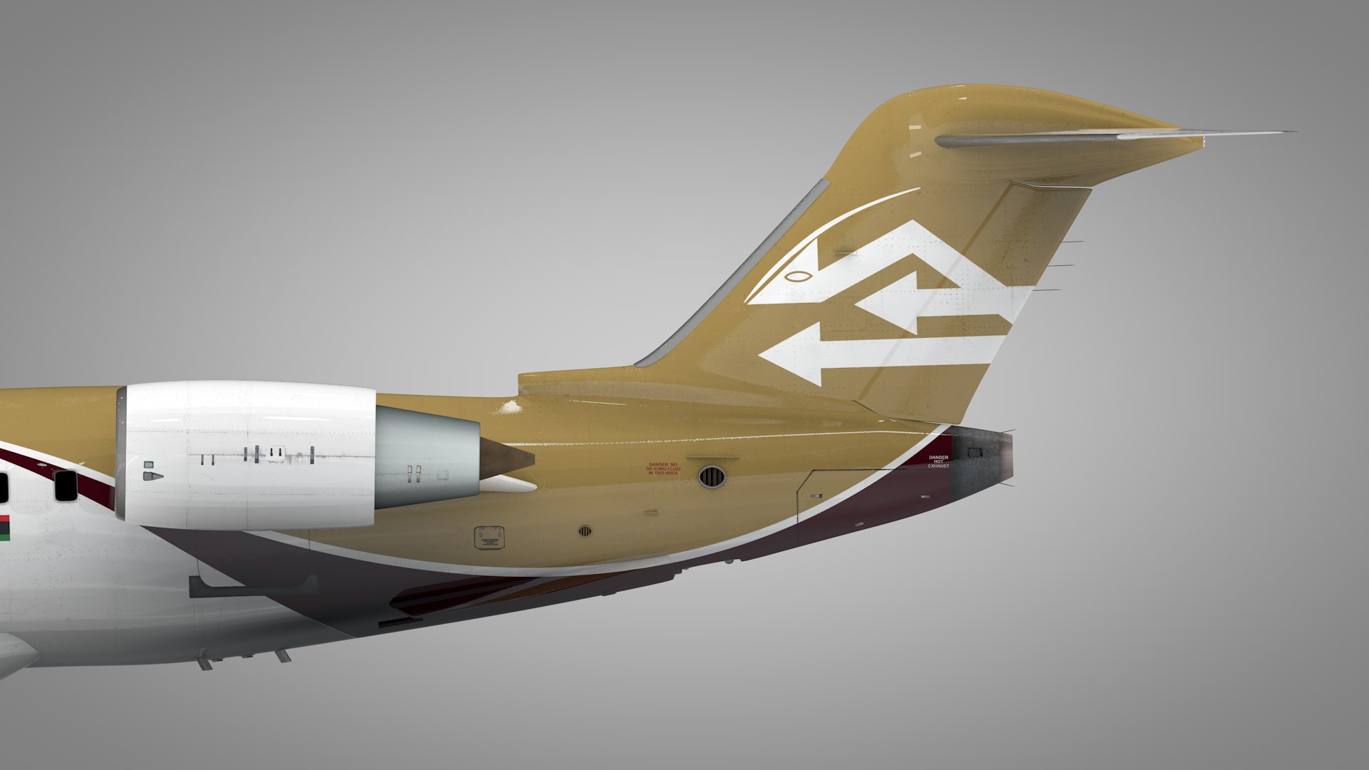 Libyan Airlines BOMBARDIER CRJ 900 L2112 Model - TurboSquid 2201147