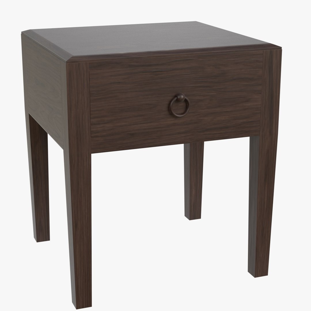 3D Drawer Bedside Table Ones Model - TurboSquid 1478731