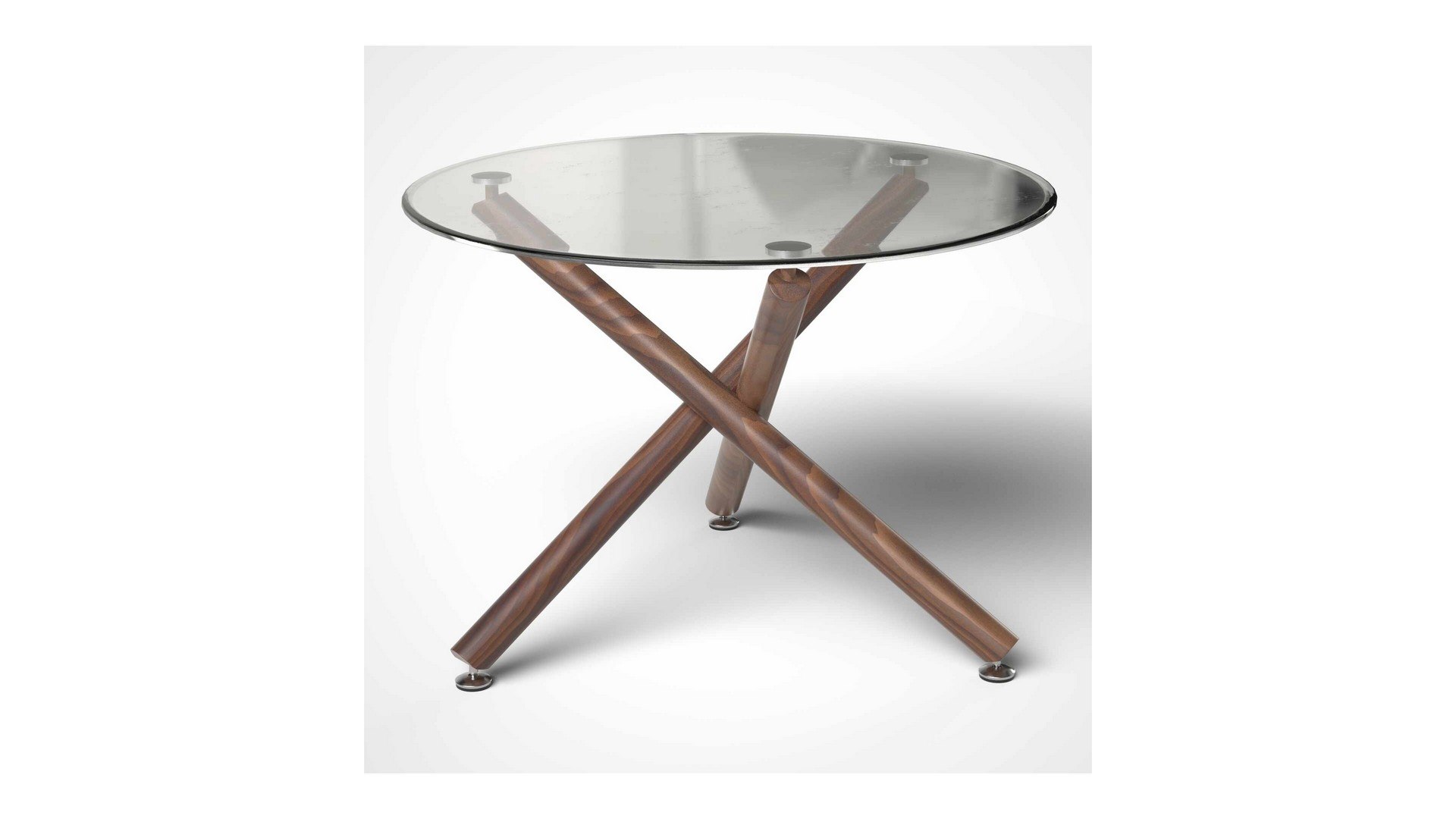 Rocca Round Dining Table In Walnut 3D - TurboSquid 2064159