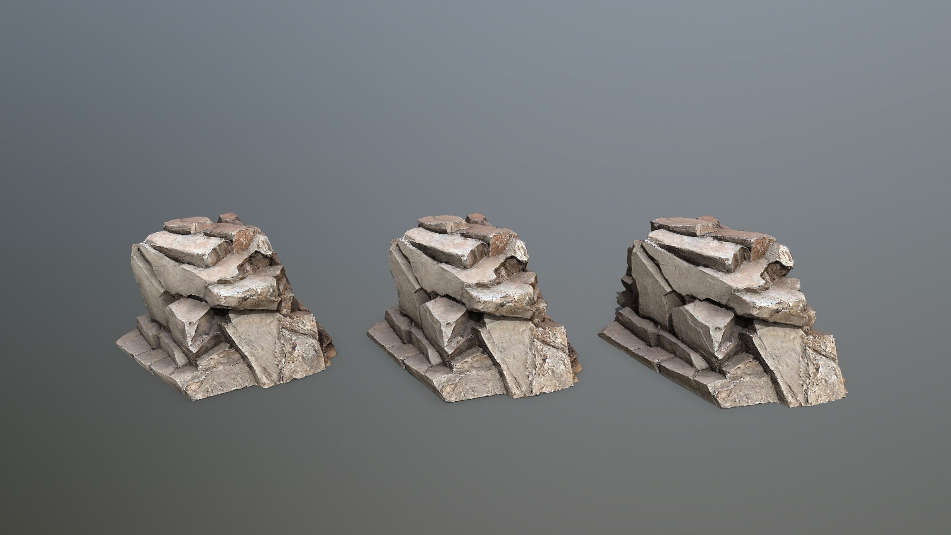 3D Desert Rocks Model - TurboSquid 2298419