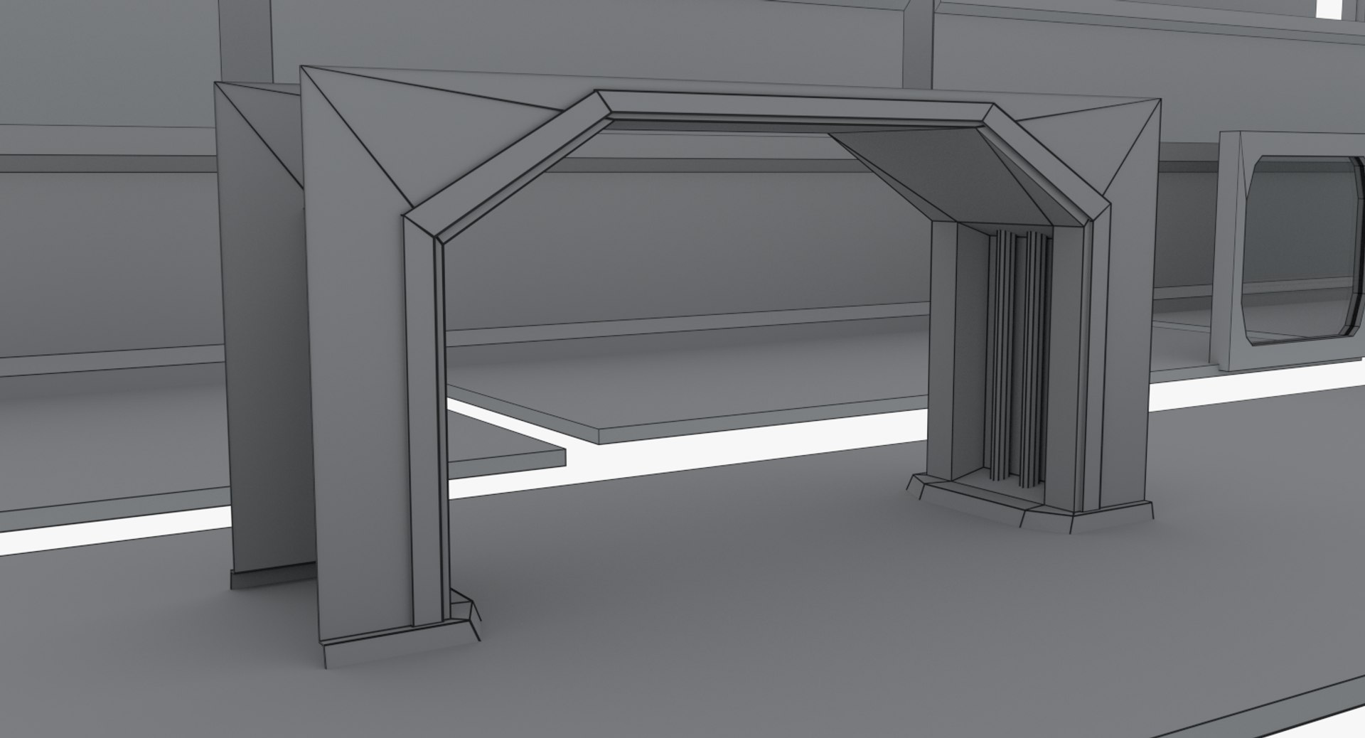 Modular Sci-fi Level Pack Blend Free