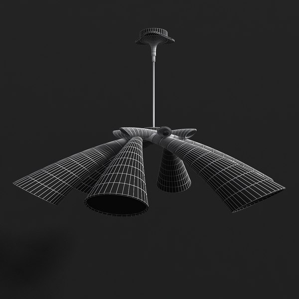 3d model lamp mantra interior lights