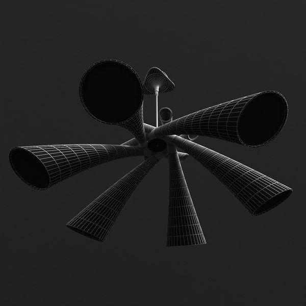 3d model lamp mantra interior lights