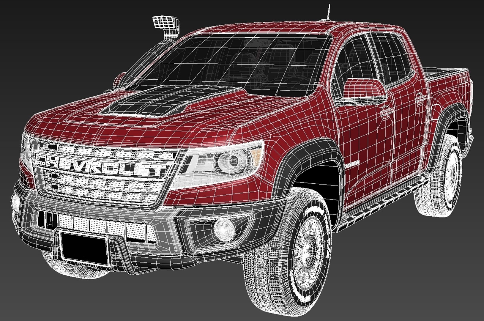 3D Chevrolet Colorado ZR2 Bison 2019 Model - TurboSquid 2217628
