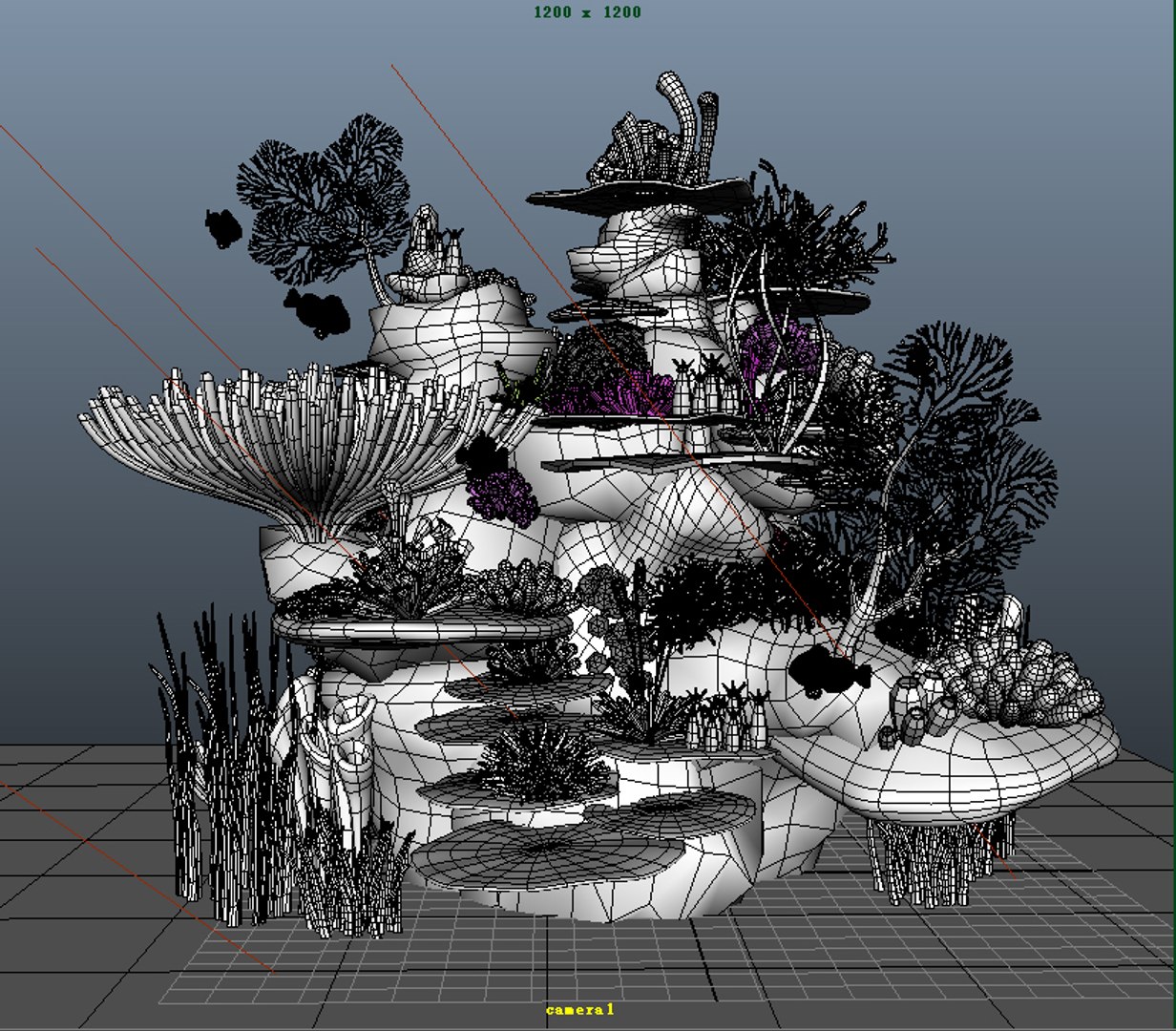 3D Model Coral Reef - TurboSquid 1214057