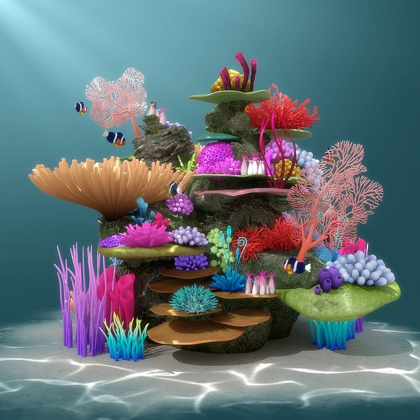 3D model coral reef - TurboSquid 1214057