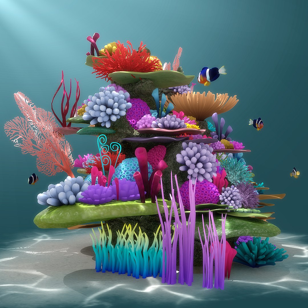 3D Model Coral Reef - TurboSquid 1214057