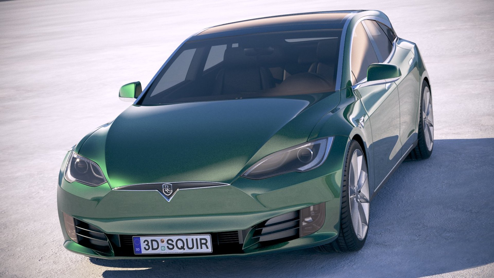3D tesla s shooting model - TurboSquid 1302220