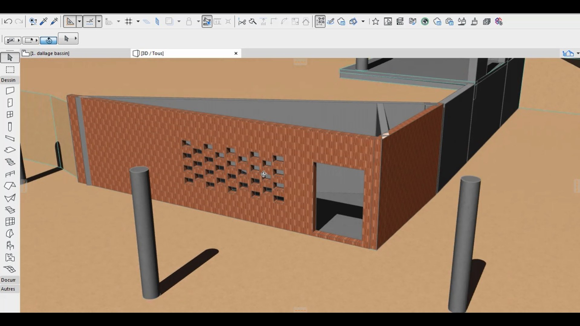 3D archicad building - TurboSquid 1253049