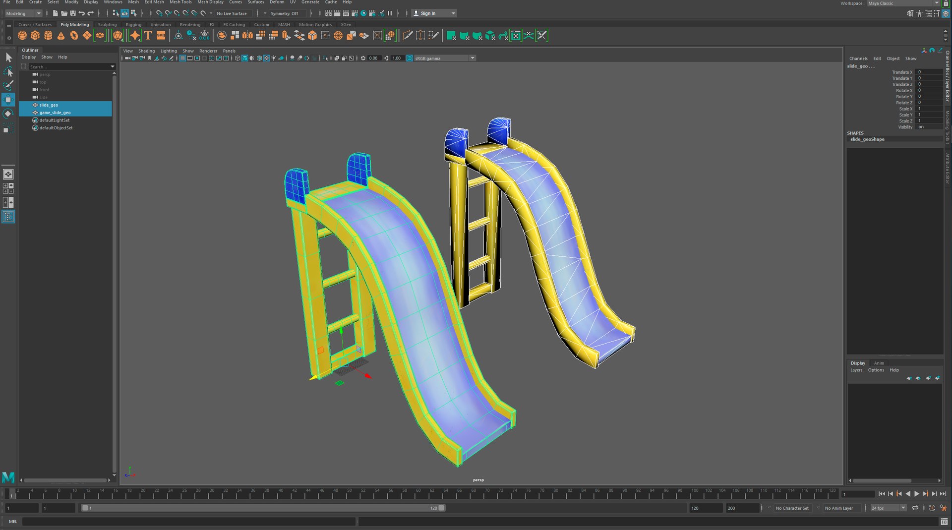 Cartoons Slide Model - TurboSquid 1460866