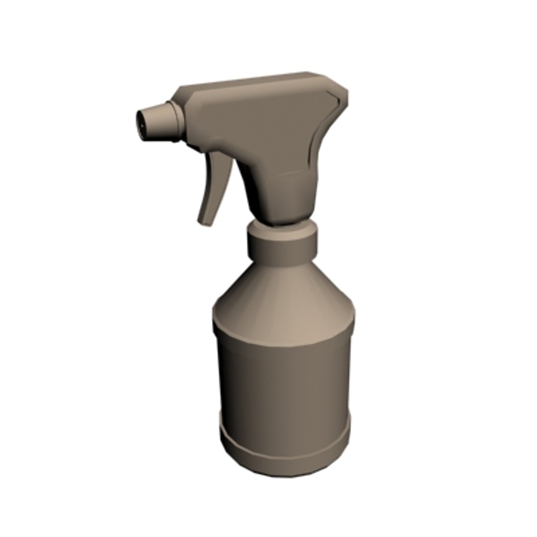 spray bottle 3d model