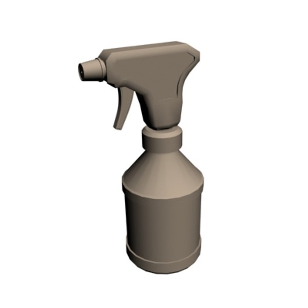 spray bottle 3d model