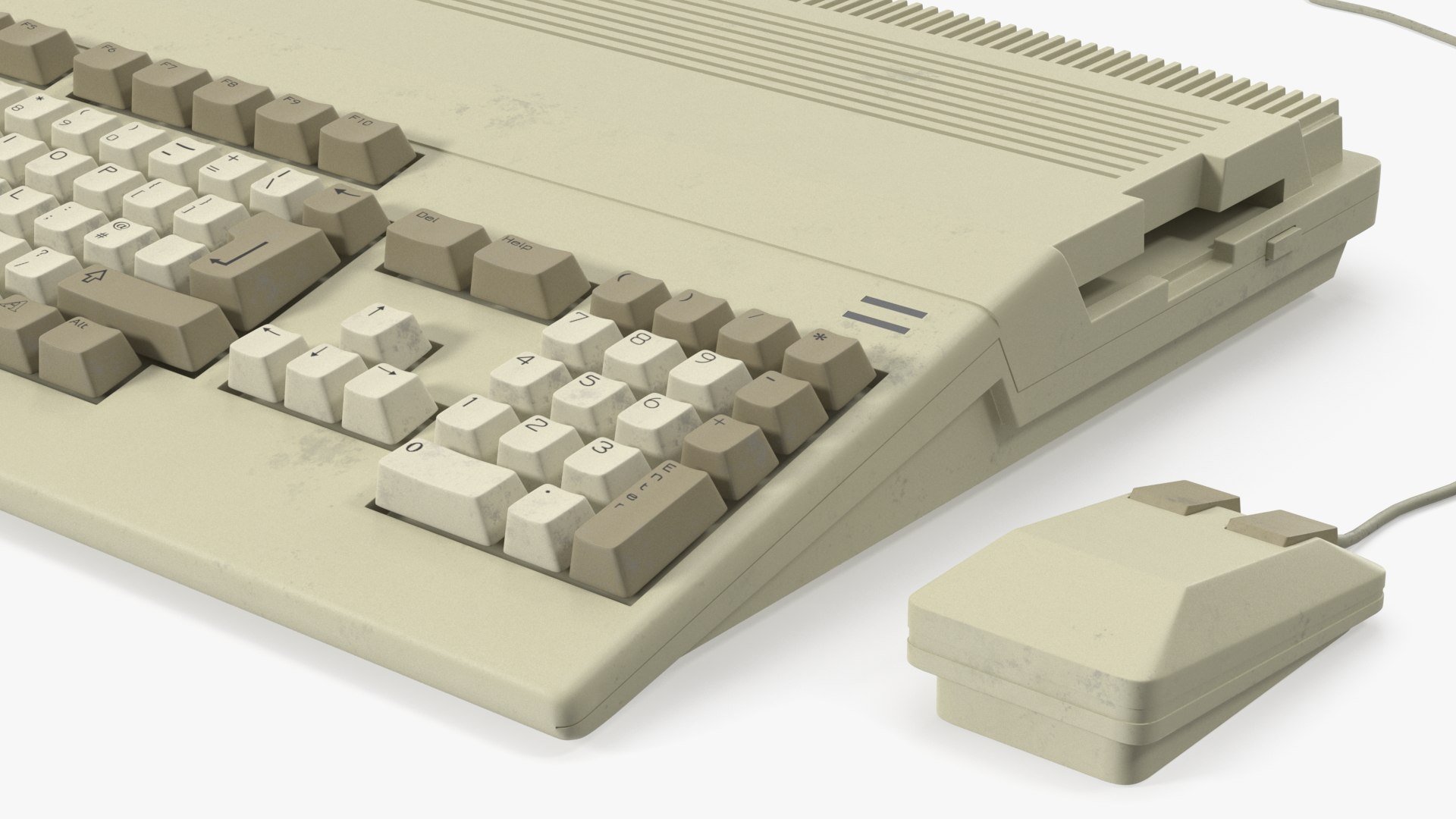 3D Old Home Computer Keyboard - TurboSquid 2061414
