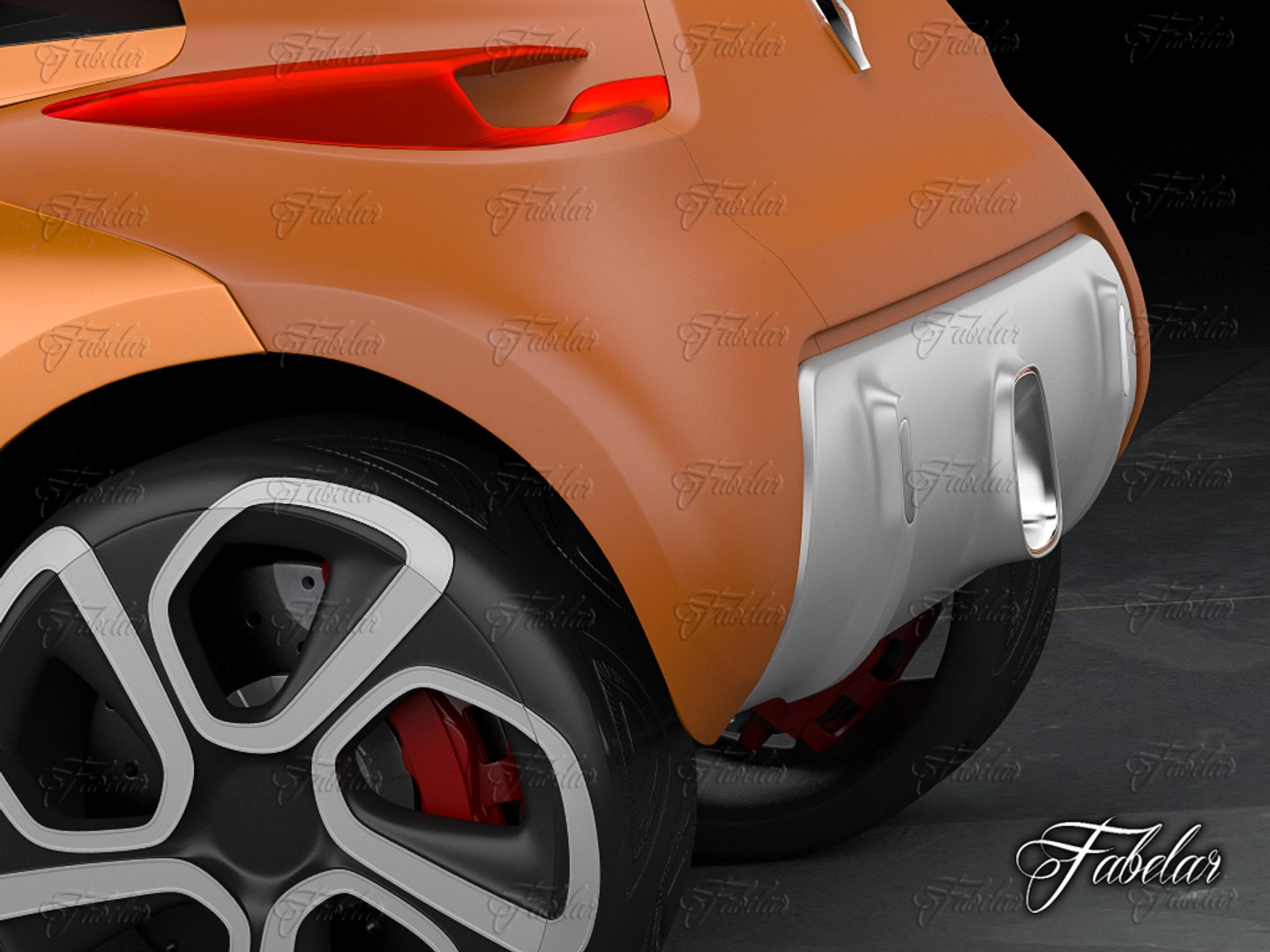 3d Model Renault Captur Concept