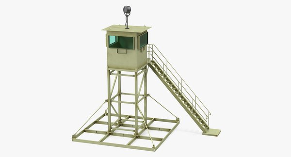 Military guard tower 3D - TurboSquid 1415973